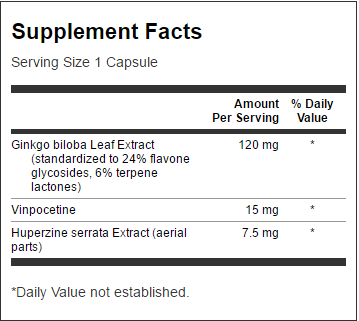 Herbal Extract Memory Complex | Swanson Health Products Europe