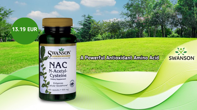 NAC N-Acetylcystein | Swanson Health Products Europe