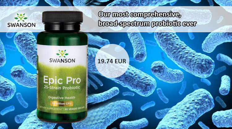 Epic-Pro Probiotikum mit 25 Bakterienstämmen | Swanson Health Products ...
