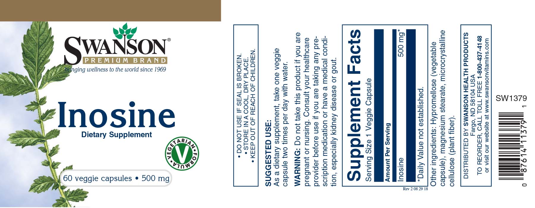 Inosin | Swanson Health Products Europe